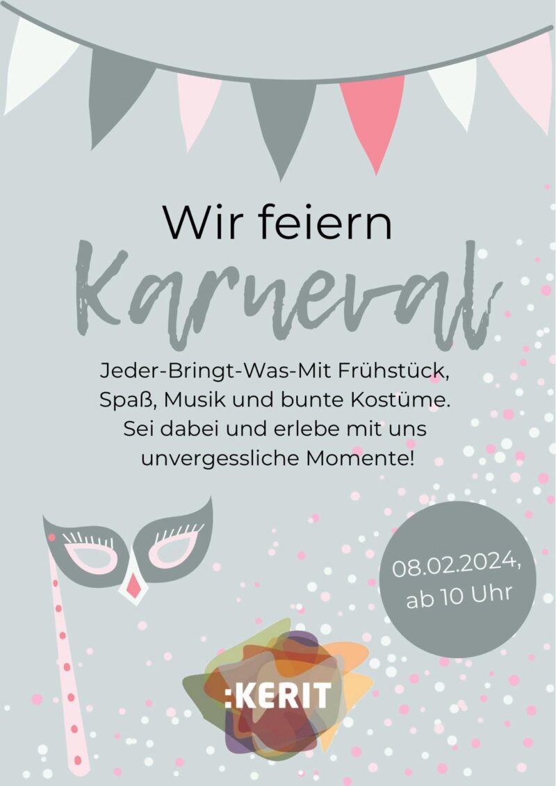 Große Karnevalsparty mit Jeder-Bringt-Was-Mit Frühstück – :Kerit