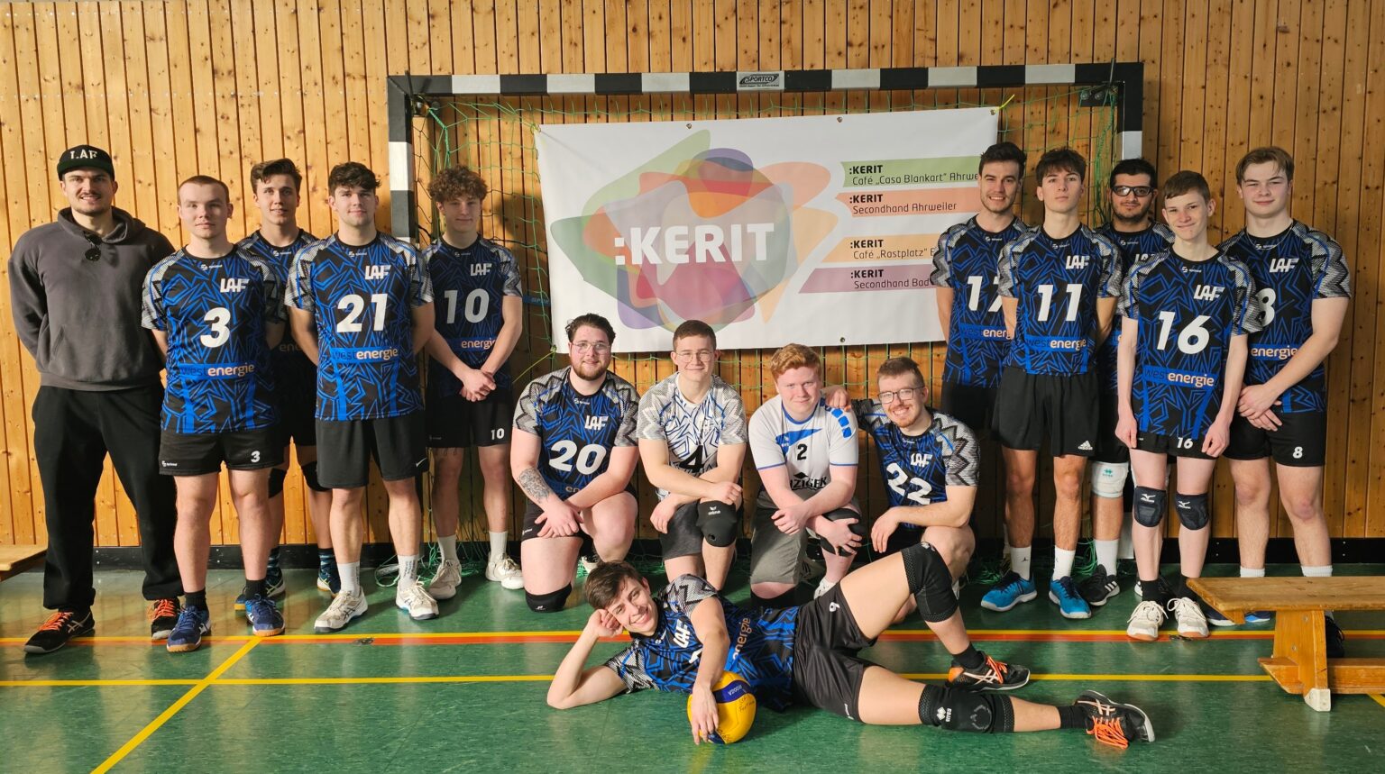 :Kerit unterstützt Volleyball Team LAF Sinzig II als Sponsor – :Kerit
